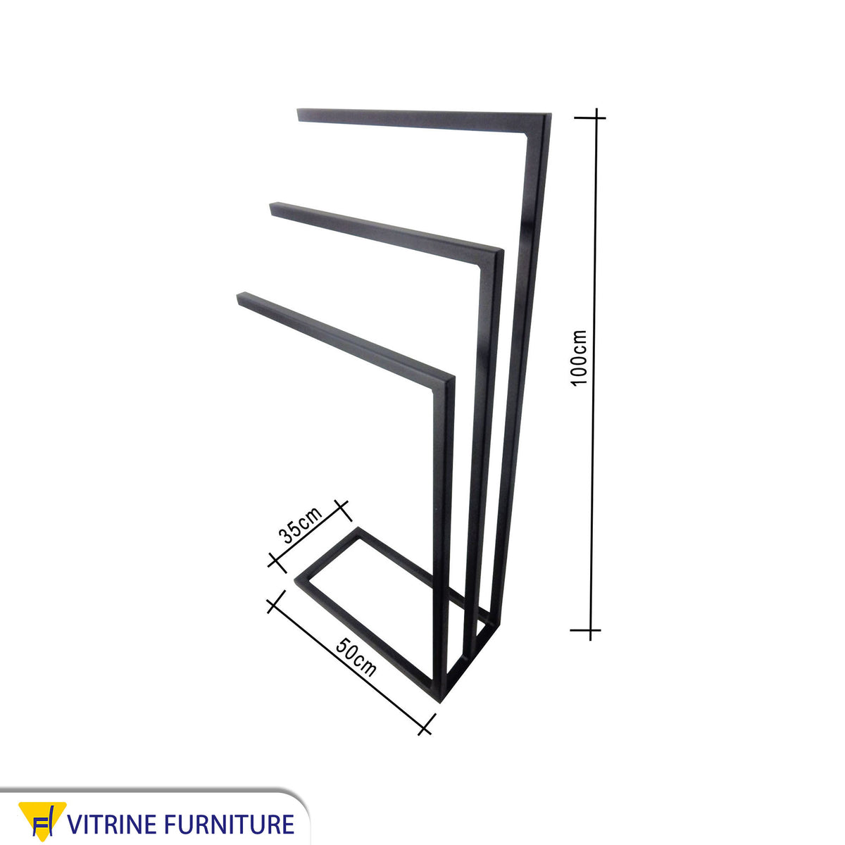 Stand with three stands - Vitrine Furniture