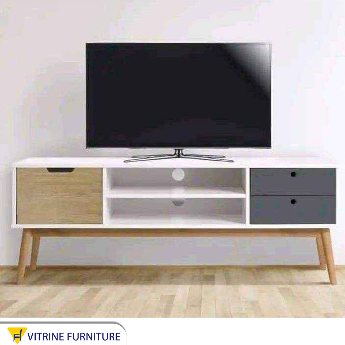 Three color TV unit - Vitrine Furniture