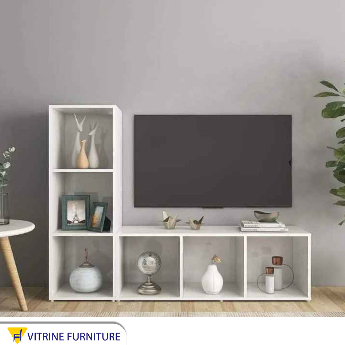 L shaped TV unit - Vitrine Furniture