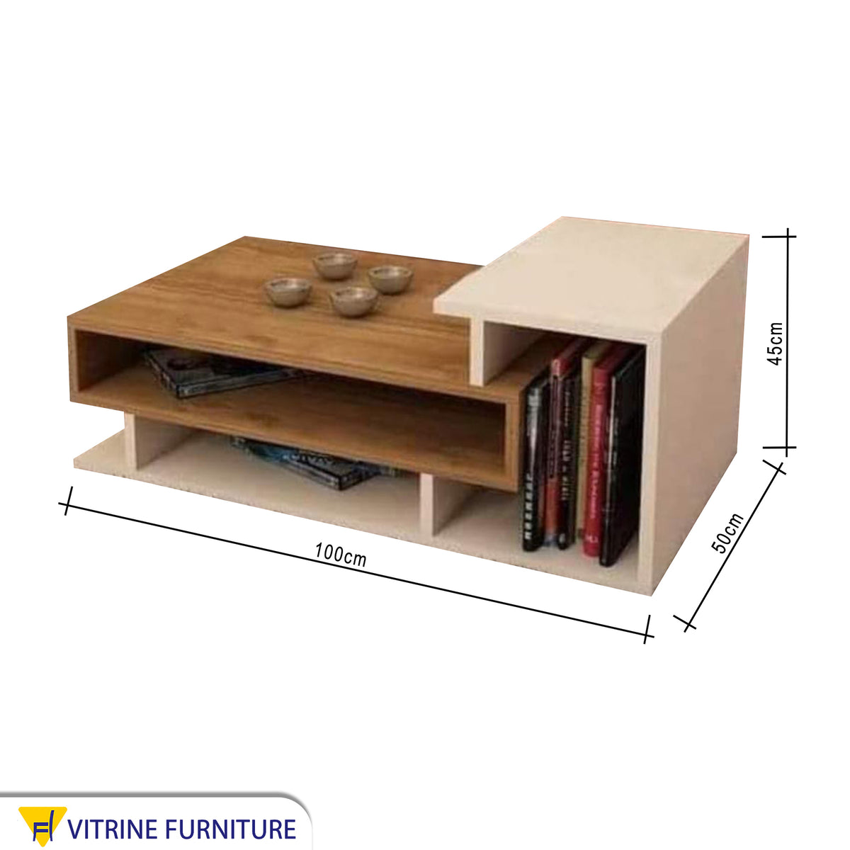 Overlapping coffee table - Vitrine Furniture