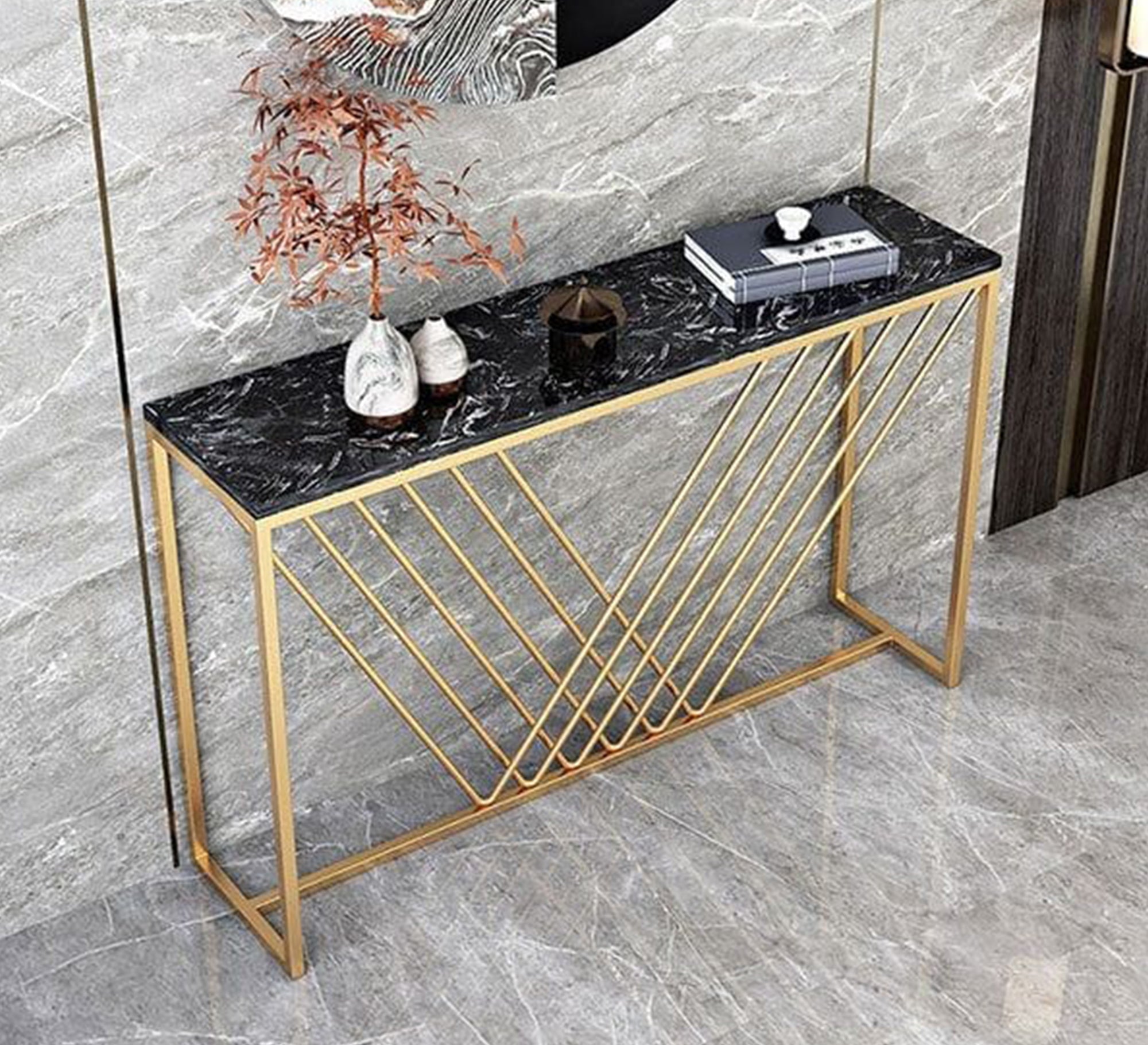 A modern entryway console – Vitrine Furniture