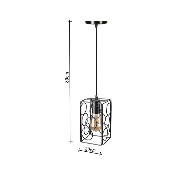 Rectangular box pendant - Vitrine Furniture