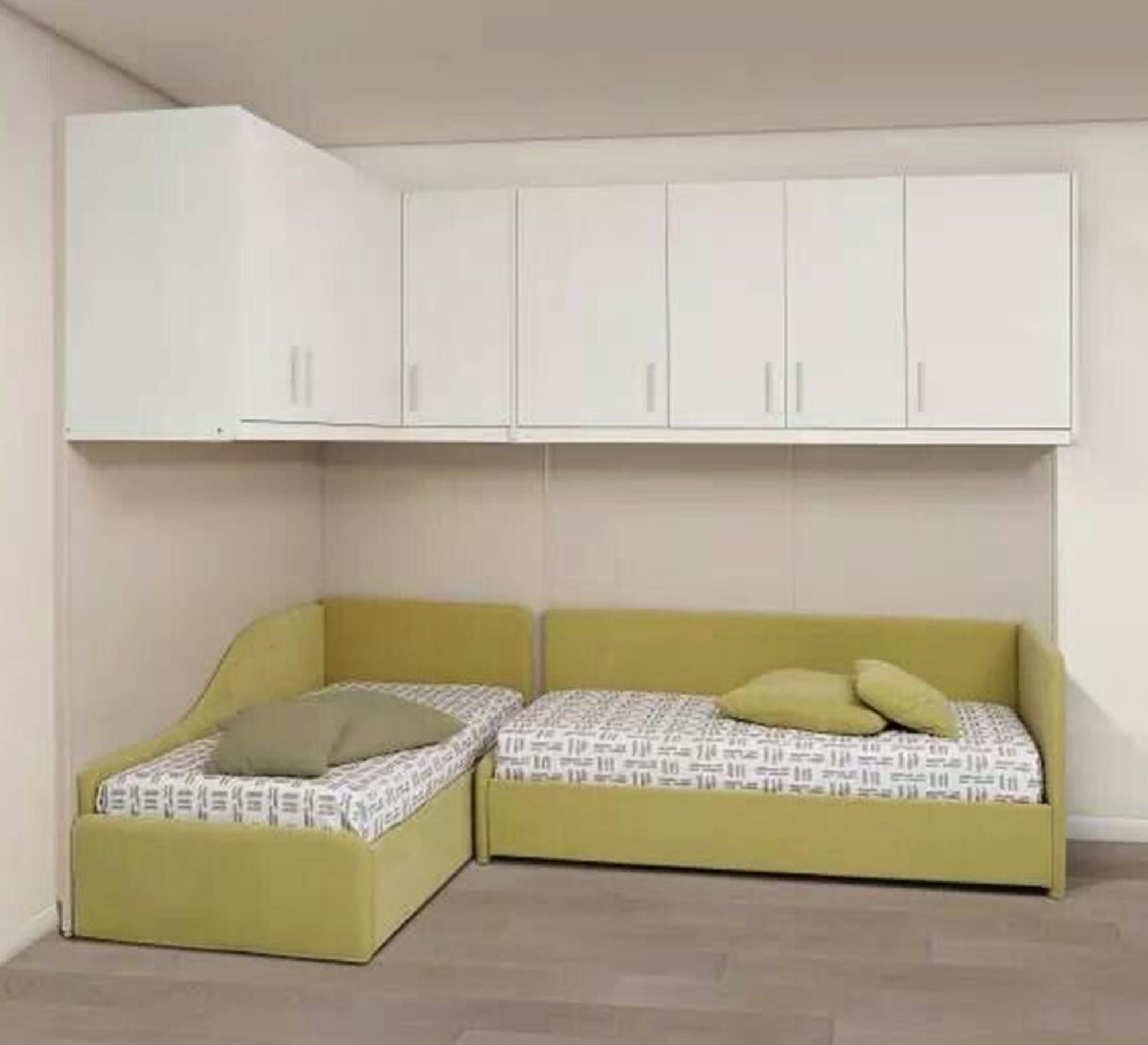 Two corner beds with a practical, space-saving design – Vitrine Furniture